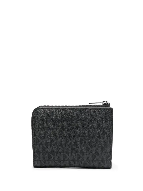Michael Kors Logo Zipped Wallet