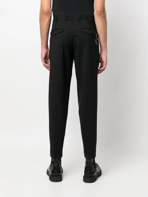 PT TORINO Charm-detailored Trousers - Black