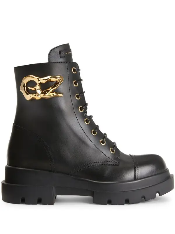 GIUSEPPE ZANOTTI Tankie Lace-up Boots - Black