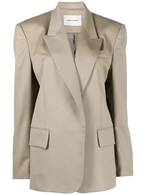 LOW CLASSIC Notched-collar Jacket