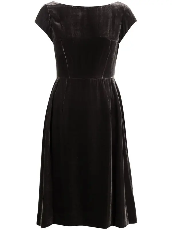 Aspesi Cap-sleeve Dress - Grey