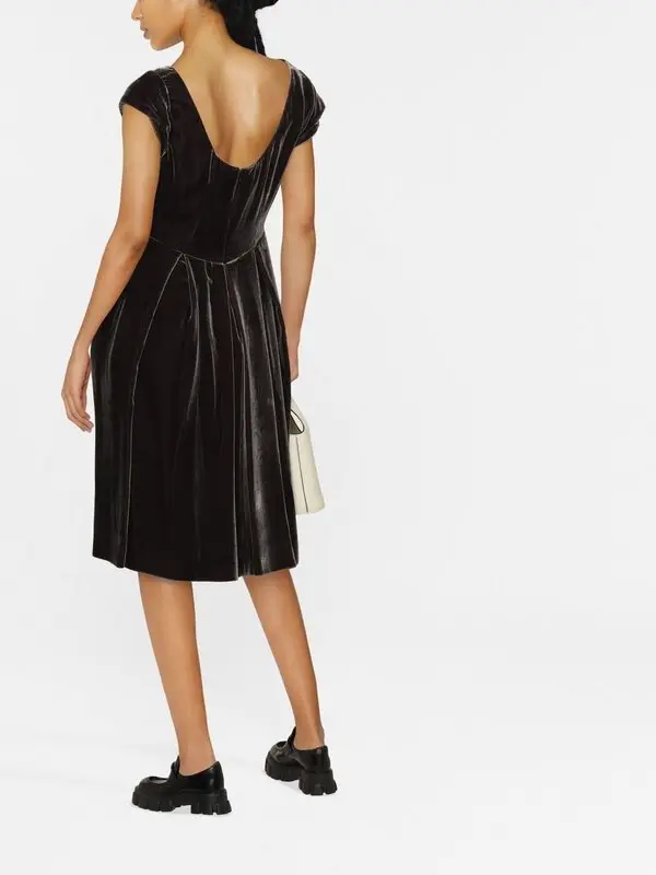 Aspesi Cap-sleeve Dress - Grey