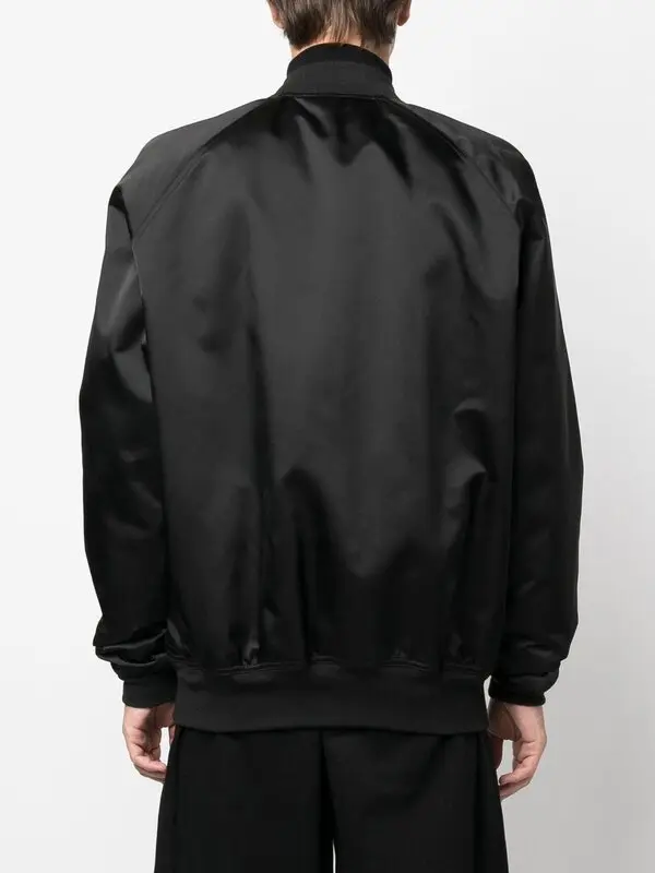 Rick Owens Zip-up Bomber Jacket - Black
