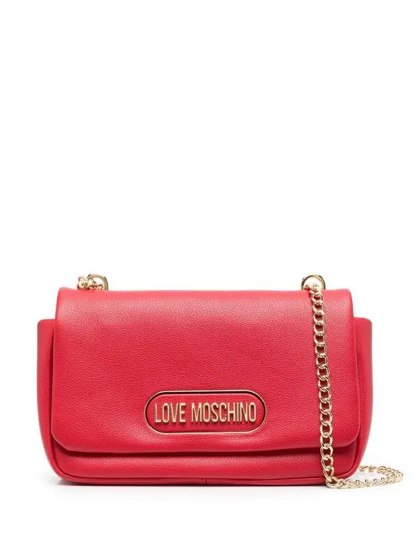 Moschino Logo-embellished Shoulder Bag
