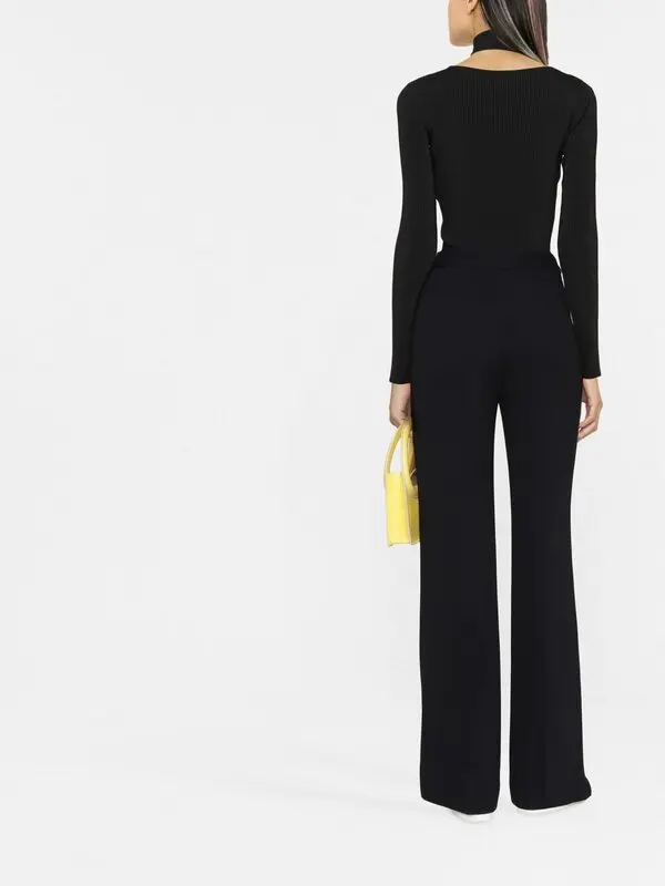 Stella McCartney Bootcut Tailored Trousers - Black