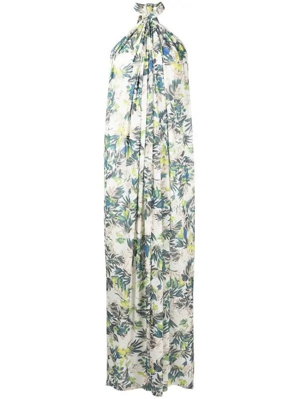 BAMBAH Petra Tropical-print Maxi Dress