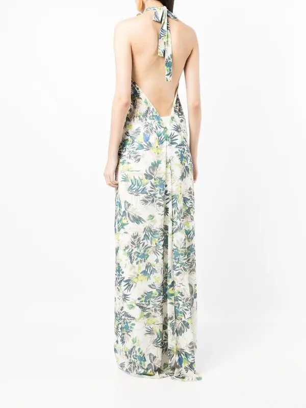 BAMBAH Petra Tropical-print Maxi Dress