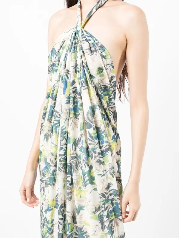 BAMBAH Petra Tropical-print Maxi Dress