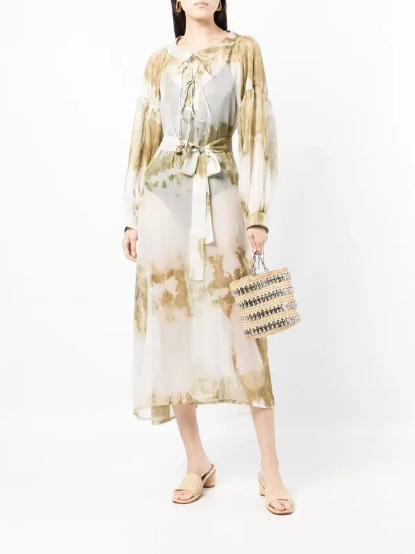 BAMBAH Tie-dye Midi Dress