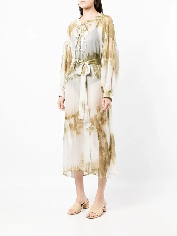 BAMBAH Tie-dye Midi Dress