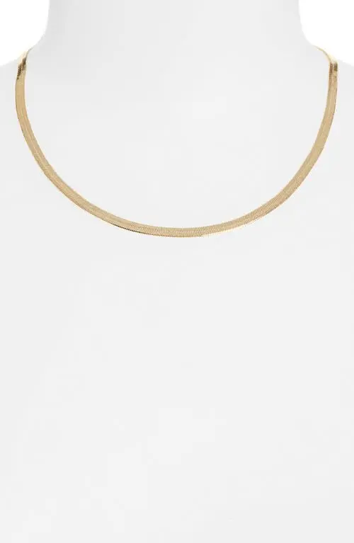 Nordstrom Herringbone Chain Necklace - Gold