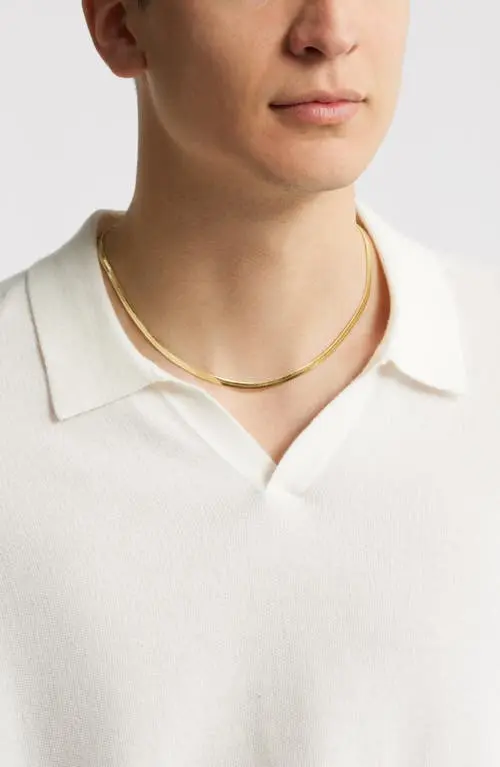 Nordstrom Herringbone Chain Necklace - Gold