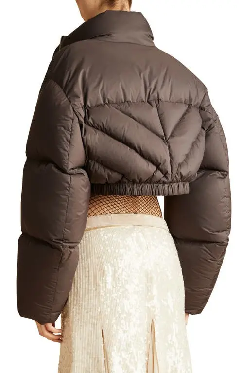 Khaite The Farine Crop Down Puffer Jacket
