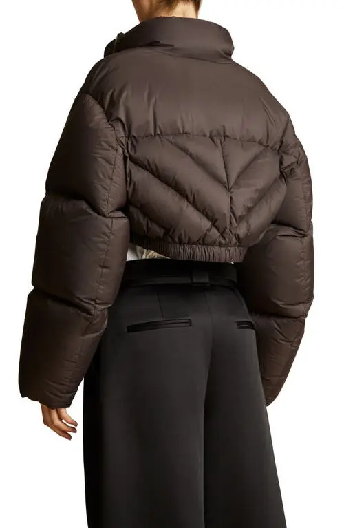 Khaite The Farine Crop Down Puffer Jacket