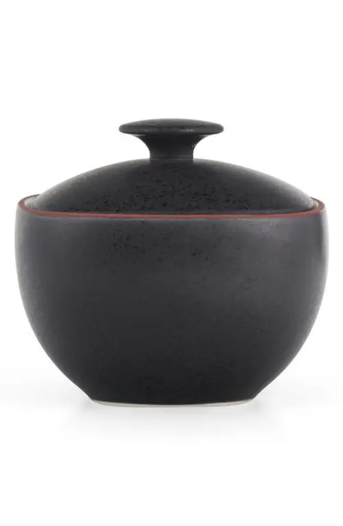 NAMBE Taos Covered Sugar Bowl - Black