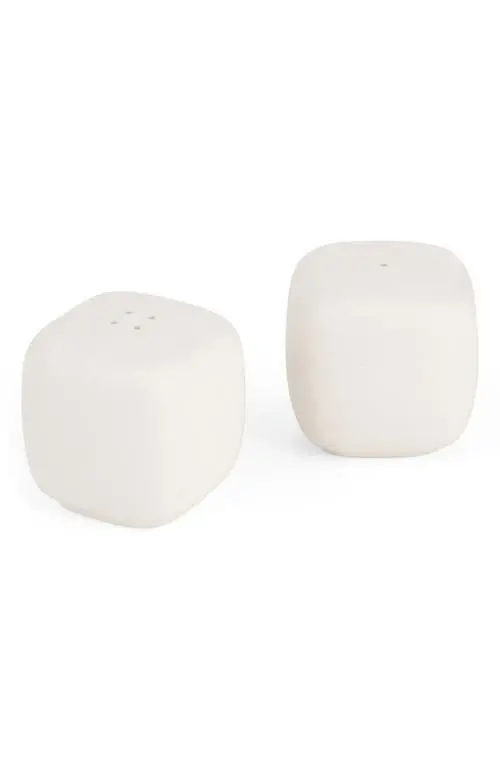 NAMBE Taos Salt & Pepper Shakers Set - White