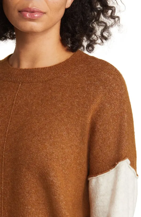 Vince Camuto Colorblock Relaxed Fit Sweater
