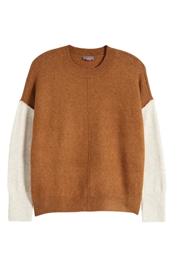 Vince Camuto Colorblock Relaxed Fit Sweater