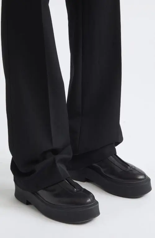 THE ROW Zip Platform Bootie