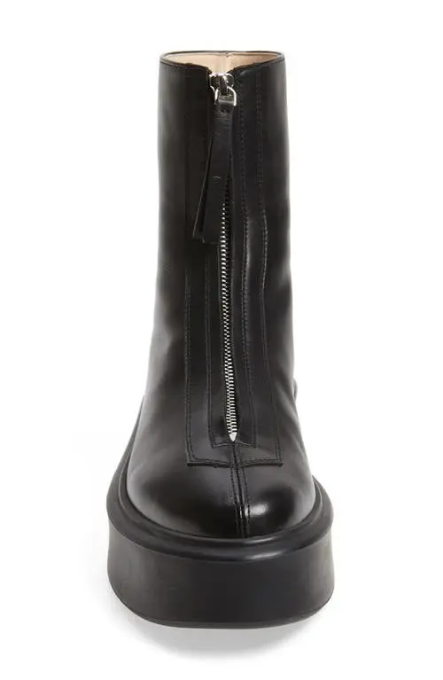 THE ROW Zip Platform Bootie