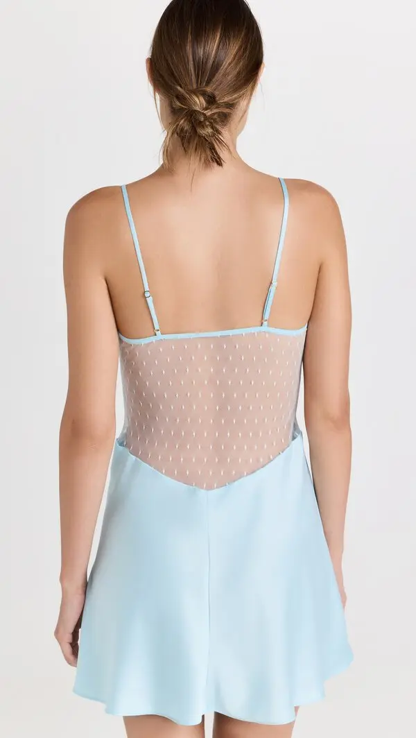 Flora Nikrooz Showstopper Chemise - Light Blue