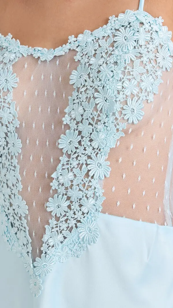 Flora Nikrooz Showstopper Chemise - Light Blue