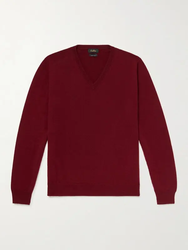SULKA Cashmere V-neck Sweater