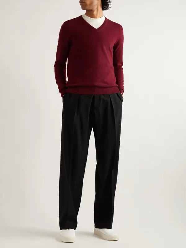 SULKA Cashmere V-neck Sweater