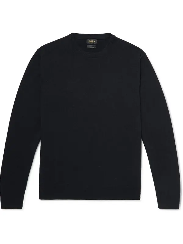 SULKA Cashmere Crew-neck Sweater