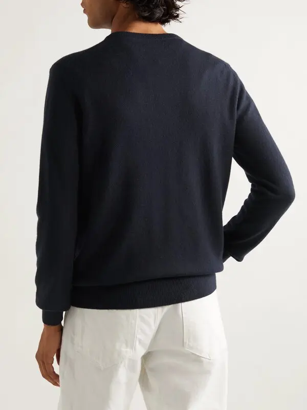 SULKA Cashmere Crew-neck Sweater