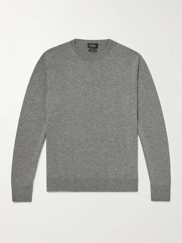 SULKA Cashmere Crew-neck Sweater