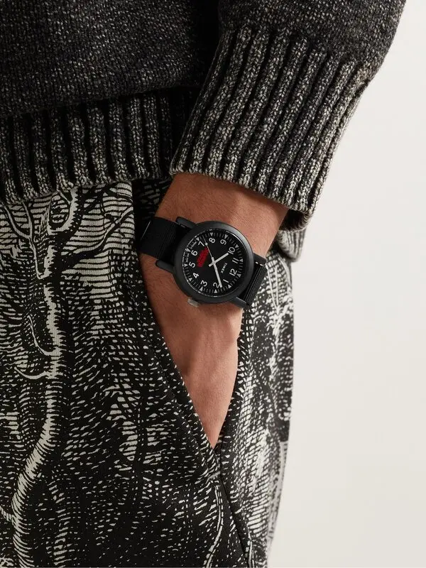 Timex® Stranger Things Camper 40mm Resin And Webbing Watch