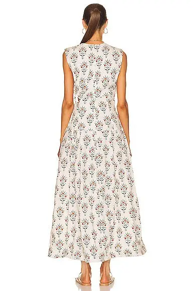 Agua Bendita Otono Dress In White