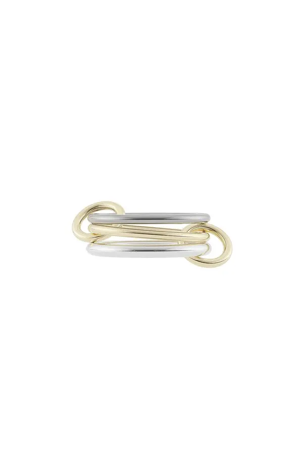 SPINELLI KILCOLLIN Fauna Ring - 18k Black & Yellow Gold & Sterling Silve