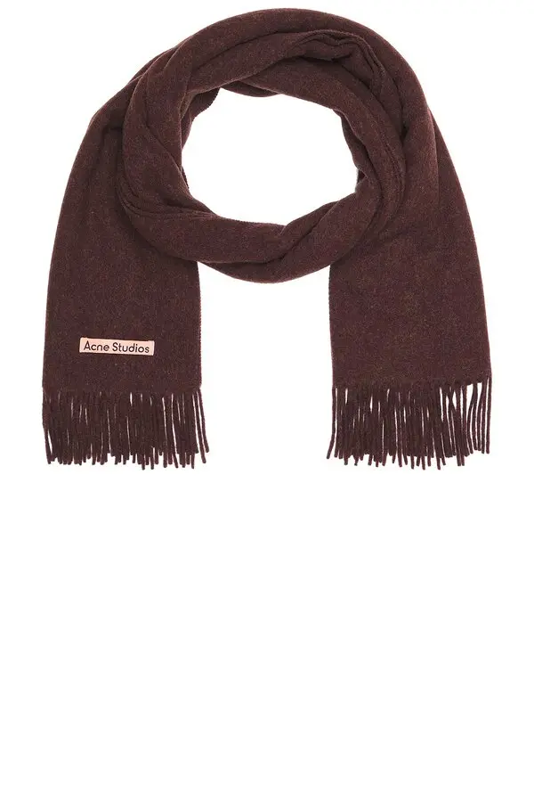 Acne Studios Canada Scarf - Brown Melange