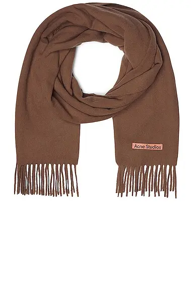 Acne Studios Canada Scarf - Caramel Brown