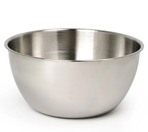RSVP 6 Qt. Stainless Steel Mixing Bowl - Silver