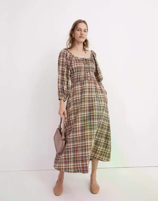 madewell cotton gauze dress Gauze Wrap Dress