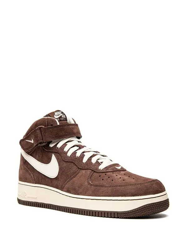 Nike Air Force 1 Mid '07 Qs Sneakers - Brown