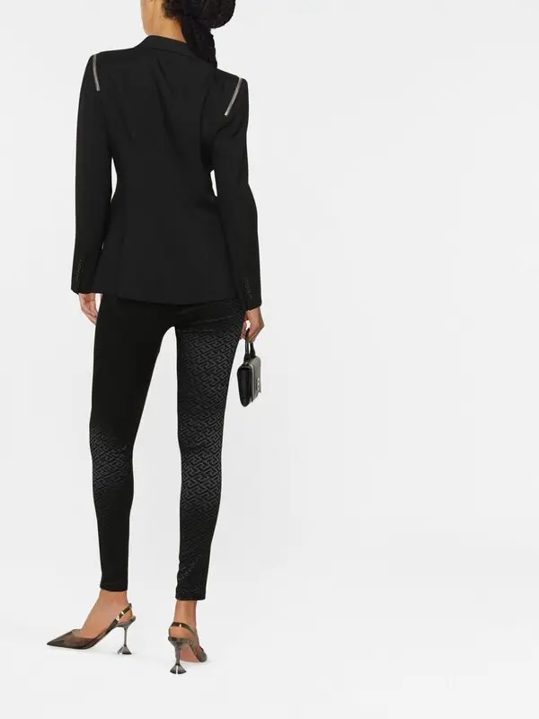 Versace La Greca Low-rise Leggings