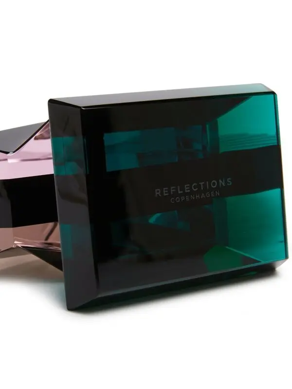 REFLECTIONS COPENHAGEN Horse Crystal Bookend - Pink