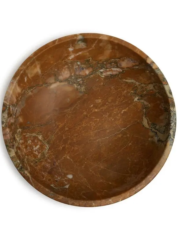 MICHAEL VERHEYDEN Marble Serve Box 33cm Dish - Brown