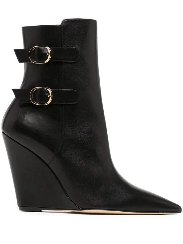 STUART WEITZMAN Pointed-toe Wedge Boots