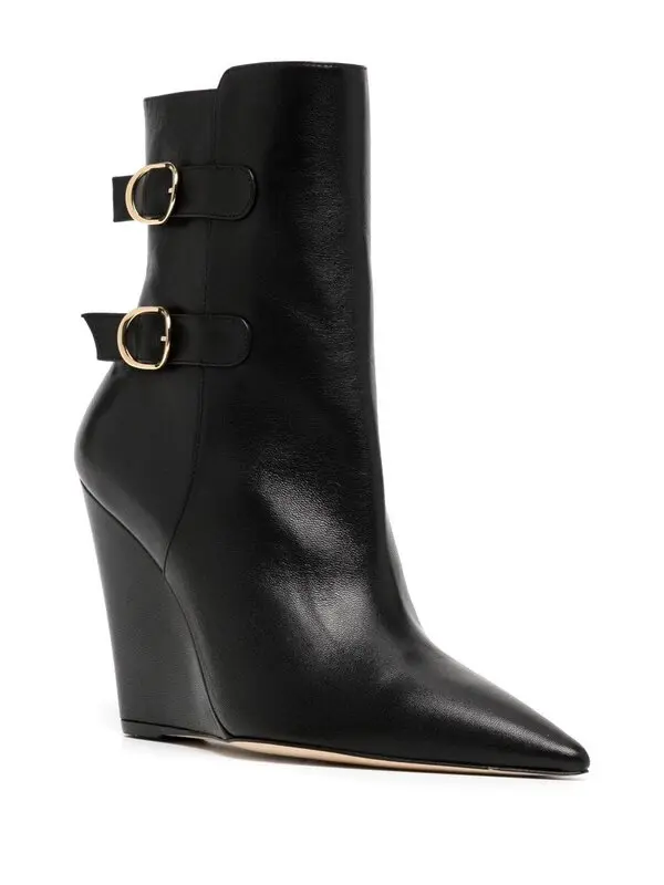STUART WEITZMAN Pointed-toe Wedge Boots