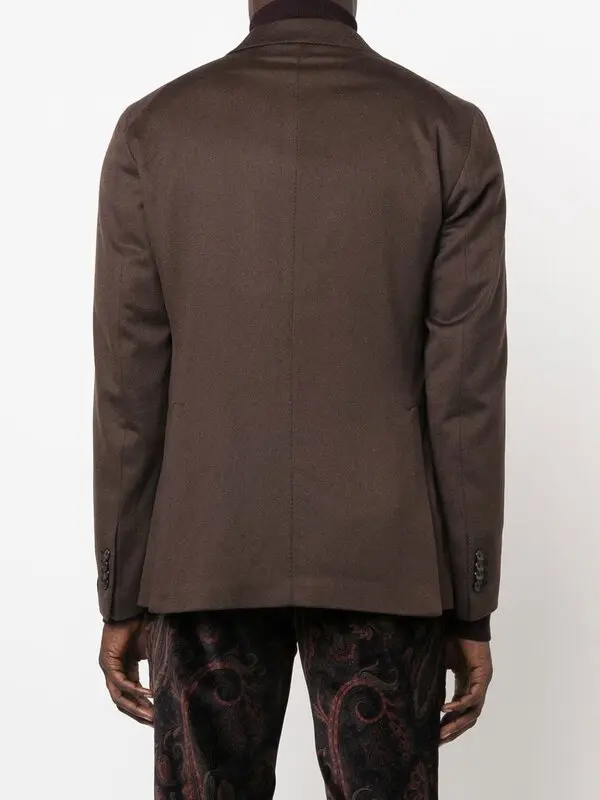 Tagliatore Nocthed-collar Single-breasted Blazer