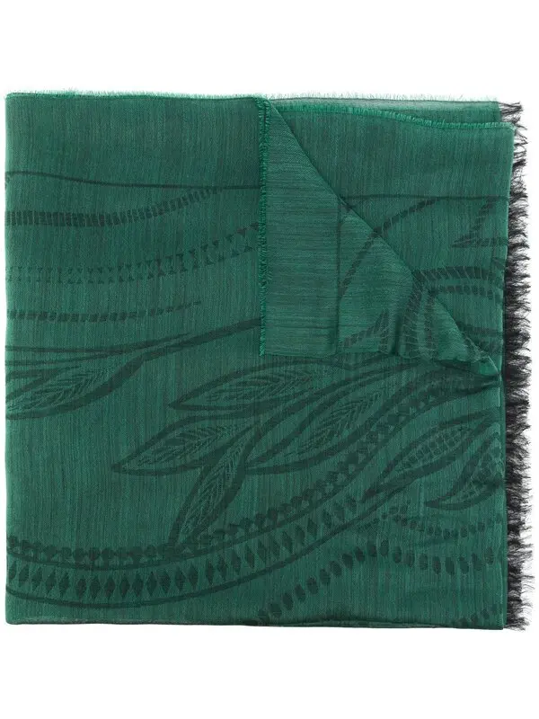 Alberta Ferretti Floral Print Scarf
