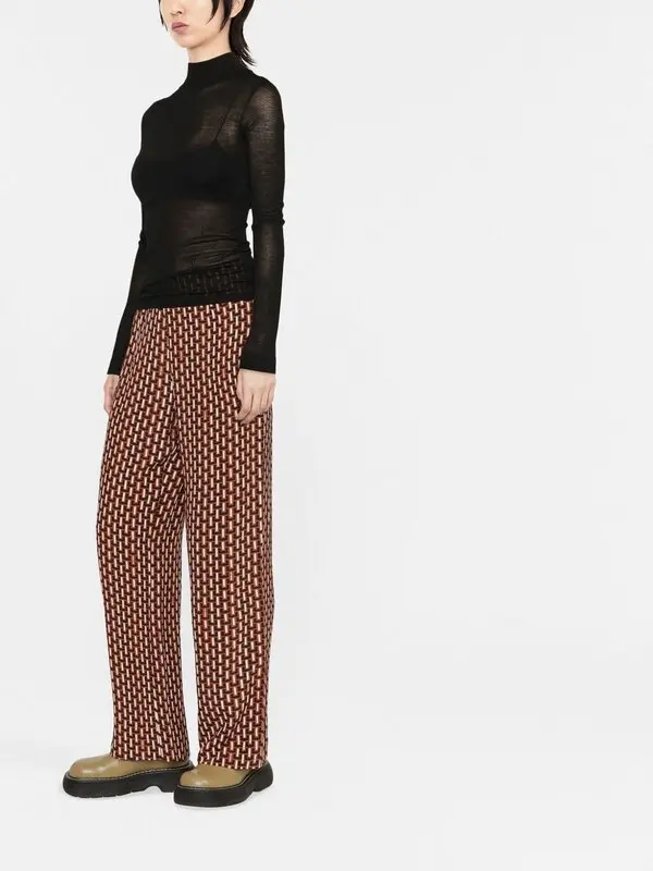 Nanushka Semi-sheer Knit Top