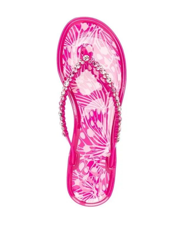 SOPHIA WEBSTER Esme Crystal Flip Flops