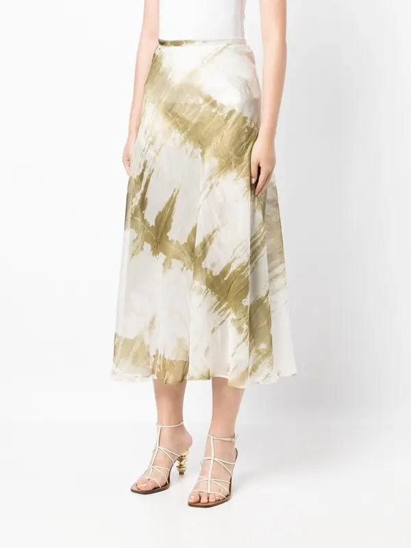 BAMBAH Tie-dye A-line Midi Skirt