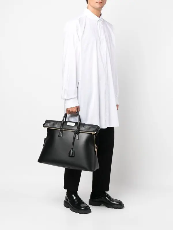 Maison Margiela 5ac Classique Xl Tote Bag - Black | Editorialist